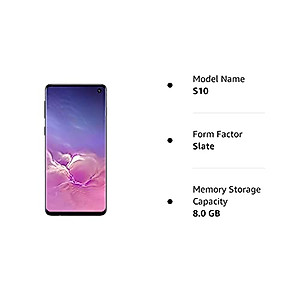 Samsung Galaxy Cellphone - S10 AT&T Factory Unlock (Black, 128GB)