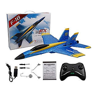 RC Plane Remote Control Airplane Ready to Fly, 2.4GHZ 2 Channel RTF RC Glider Easy to Fly for Kids Beginners and Adults (3 Batteries)