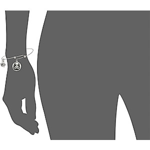 Star Wars Official Licensed Jewelry Stormtrooper High Grade Stainless Steel Expandable Charm Bracelet for Women, 7.5"" (SALES1SWMD). Available in Silver.