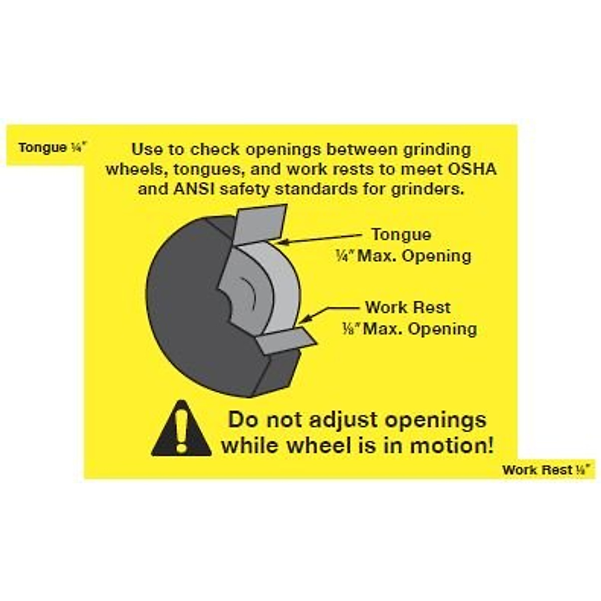 Bench Grinder Safety Gauge with Tether (1)