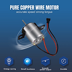 Fireplace Fan Accessories Motor and Power Generation sheet/4-Blade Heat Powered Stove Fan for Wood/Log Burner