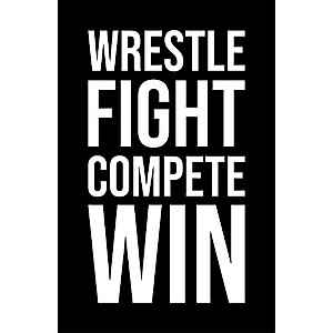 Damdekoli Motivational Wrestling Posters - 11x17 Inches, Set of 4
