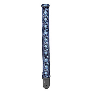 D'Addario Woven Guitar Strap - Guitar Accessories - Electric Guitar Strap, Acoustic Guitar Strap, Acoustic Electric Guitar Strap & Bass Guitar Strap - Monterey 2 - Blue - 2" Wide