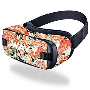 MightySkins Skin Compatible with Samsung Gear VR (2016) – Wavy | Protective, Durable, and Unique Vinyl Decal wrap Cover | Easy to Apply, Remove, and Change Styles | Made in The USA