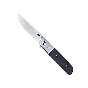 CRKT Bamboozled EDC Folding Pocket Knife: Assisted Open Everyday Carry, Liner Lock, G10 Handle w/Stainless Steel Bolster 5720
