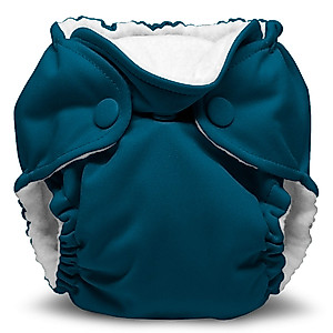 Kanga Care Lil Joey Newborn All in One AIO Cloth Diaper (2pk) Caribbean 4-12lbs