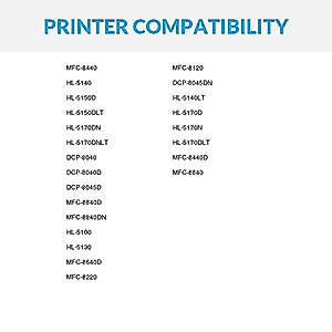 Speedy Inks Compatible Toner Cartridge Replacement for Brother TN570 High Yield (Black, 6-Pack)