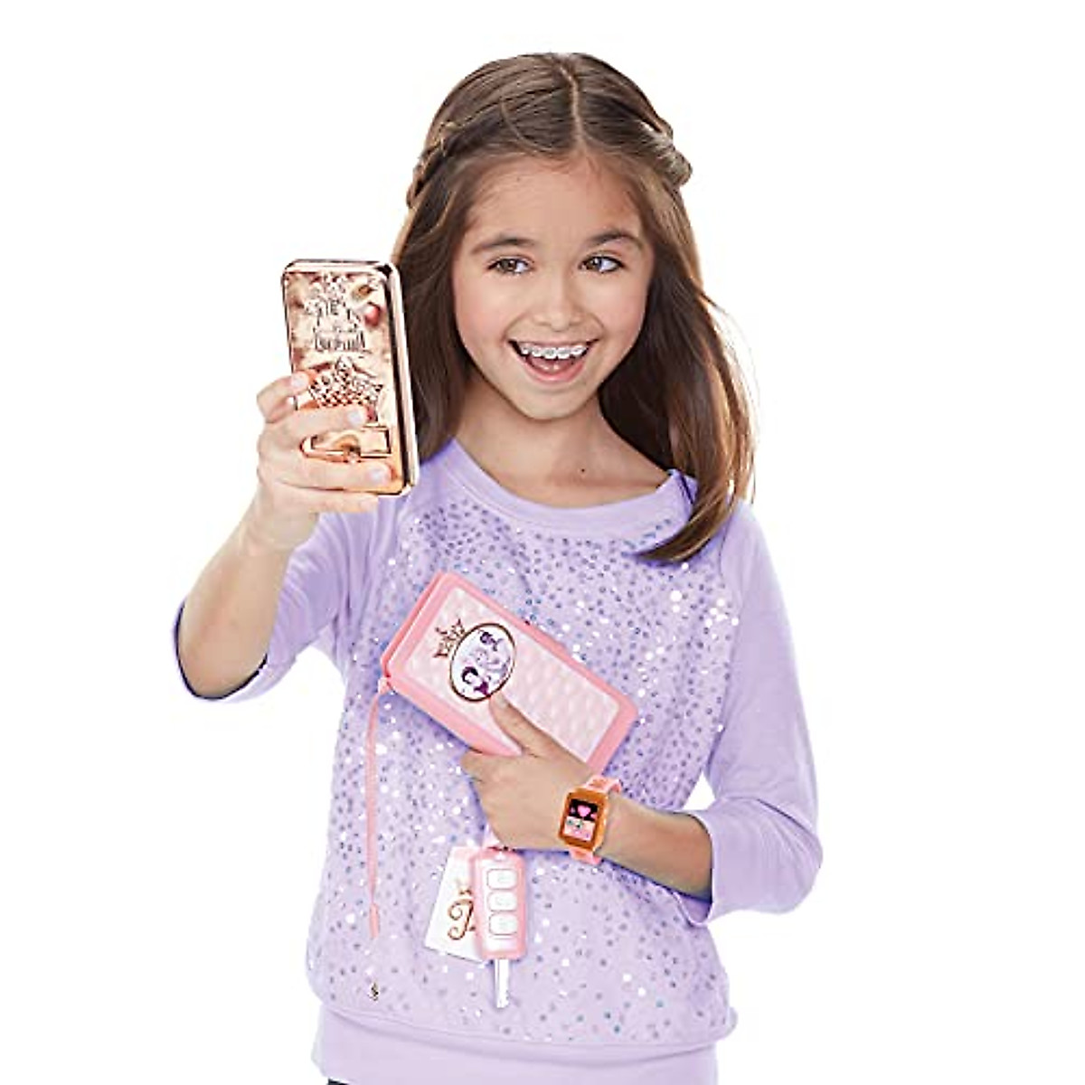 Disney Princess Style Collection Role Play Set with Toy Smartphone and Watch for Girls [Amazon Exclusive]
