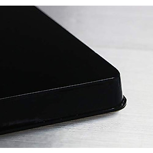 Reston Lloyd G-105-B Square Gas Stove Burner Covers, Set of 4, Black, 9" x 0.75" x 9" (Length x Width x Height)