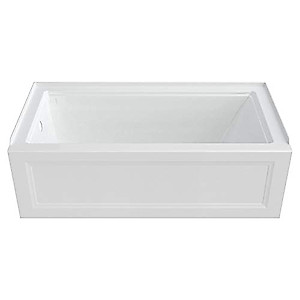 American Standard 2545202.020 Town Square S 60"x30" Bathtub-Left Drain in White