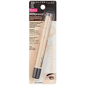 Maybelline New York Brow Precise Perfecting Eyebrow Highlighter, Light, 0.04 oz.