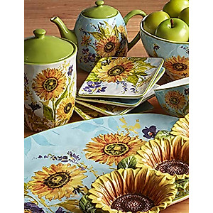 Certified International Sun Garden 26 oz. Ice Cream/Dessert Bowls, Set of 4