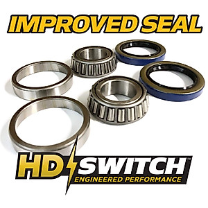 HD Switch (1 Kit) Deck Blade Spindle Bearing Rebuild Kit Replaces Toro 54-7781, 27-0870, 2 Bearings, 2 Seals, Proline