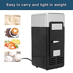 Wene Mini Fridge, Energy Saving Compact Mini Cooler Fridge for Storing Food for Storing Skin Care Products for