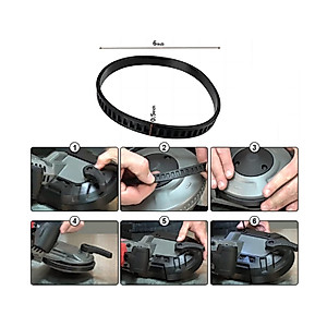 45-69-0010 Blade Pulley Tires Replacement for Milwaukee BandSaw Blades 6230 6232-6 6225 AO2807 6238N 6238-20 2729-20 Portaband Saw Belt (4 Pack)