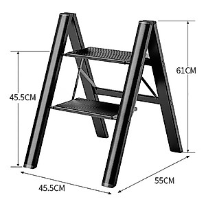 doubob 2 Step Ladder Folding Step Stool with Wide Anti-Slip Pedal Portable Stepladders for Home and Kitchen