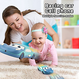 Baby Toy for 1 Year Old Boy Kids Phone Cars Early Education Learning Baby Musical Car Phone Toys with Star Light and Sound Toy Star Projector Music Gifts for Toddlers 1 2 3 Year Old Boys Girls