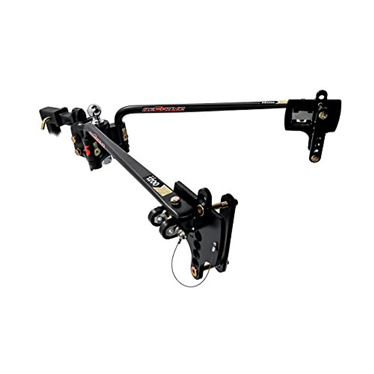 Camco Eaz-Lift ReCurve R6 1,200lb Weight Distribution Hitch | Features 1,400lb Max Tongue Weight Rating, 2-5/16-inch Ball has a 15,000lb Max Rating, and Premium Adaptive Sway Control | (48734)