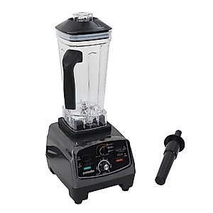 Paladin Equipment Commercial/Professional Blender for Smoothies, Soups, Shakes and More with 2,000mL (68oz) BPA-Free Jar and 1,600W Motor, Black