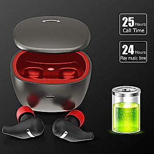 Wireless Earbuds, Bluetooth 5.0 Headphones True Wireless Earbuds Sports in-Ear TWS Stereo HiFi Sound Bluetooth Earbuds 30H Playtime Wireless Earphones with Charging Case for iOS Android [2021 Version]