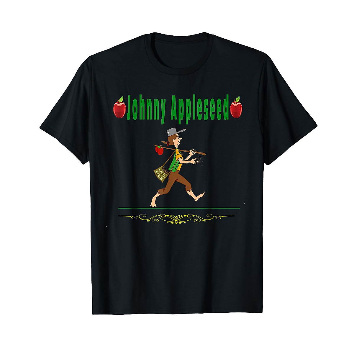 Johnny Appleseed Day Apple Trees Orchard Nursery Pioneer Man T-Shirt