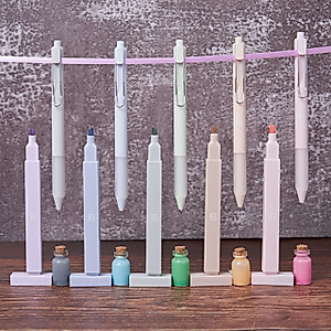 BLIEVE - Aesthetic Highlighters and Gel Pens With Soft Pastel Ink And Tip, No Bleed Dry Fast Easy to Hold, for Bible Journaling Planner Notes School Office Supplies, 10 Pack