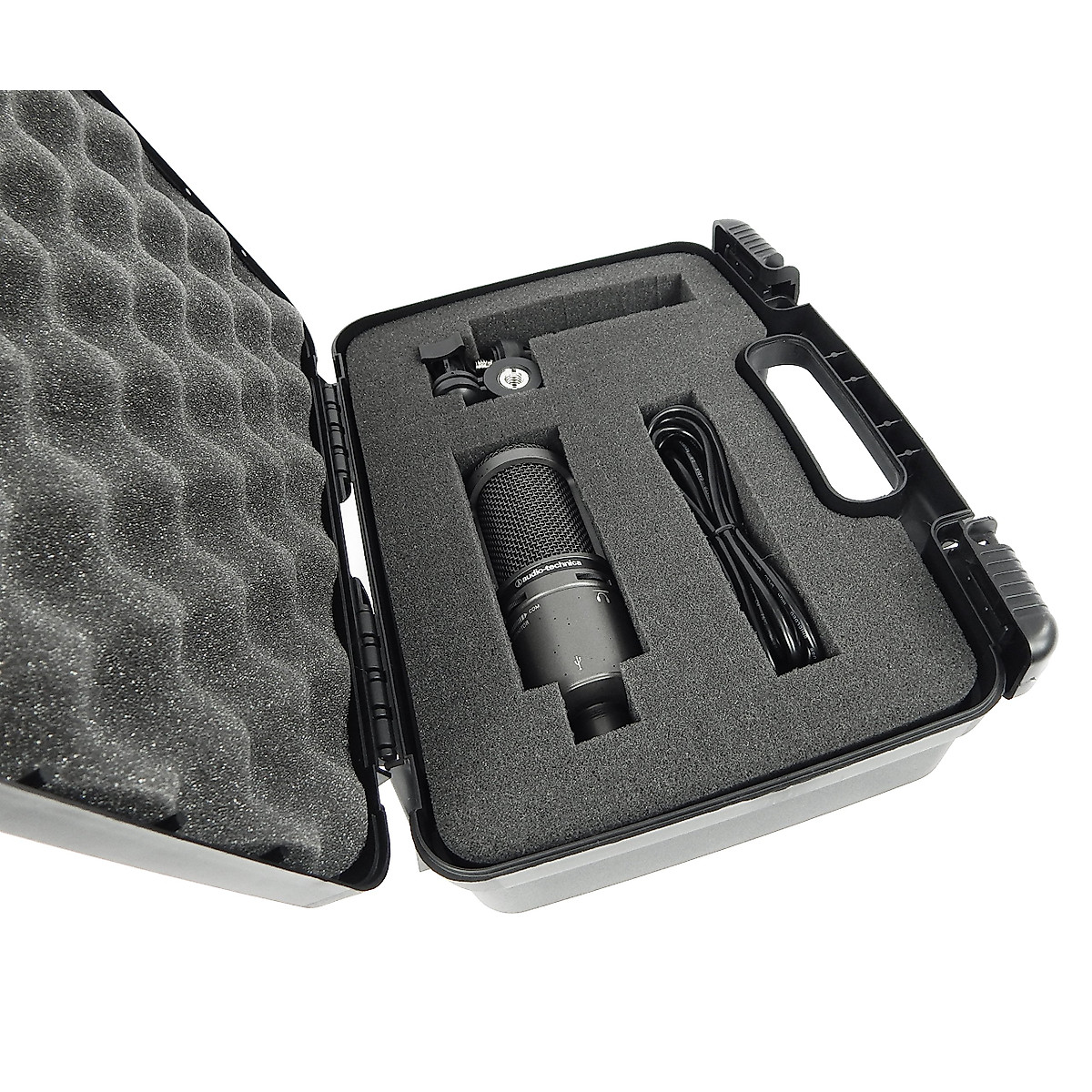 CASEMATIX Studio Microphone Case Compatible with Condenser, Capsule, Tube MXL Genesis, V67G, V69, 770, 990, 550, 551, 440, 4000, 5000, V67, V87, V250 and Accessories
