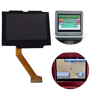 HISPEEDIDO for GBA SP Screen Mod Kits, LCD Backlit Backlight Display, IPS V2 Replacement Accessories Compatible with GBA SP Console (Need to weld one wire)