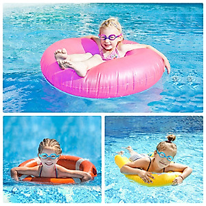 Starweh Kids Swim Goggles, 2 Pack Portable Swimming Goggles No Leaking Anti Fog Kids Goggles for Boys Girls(Age 6-14), Blue & Purple Pink