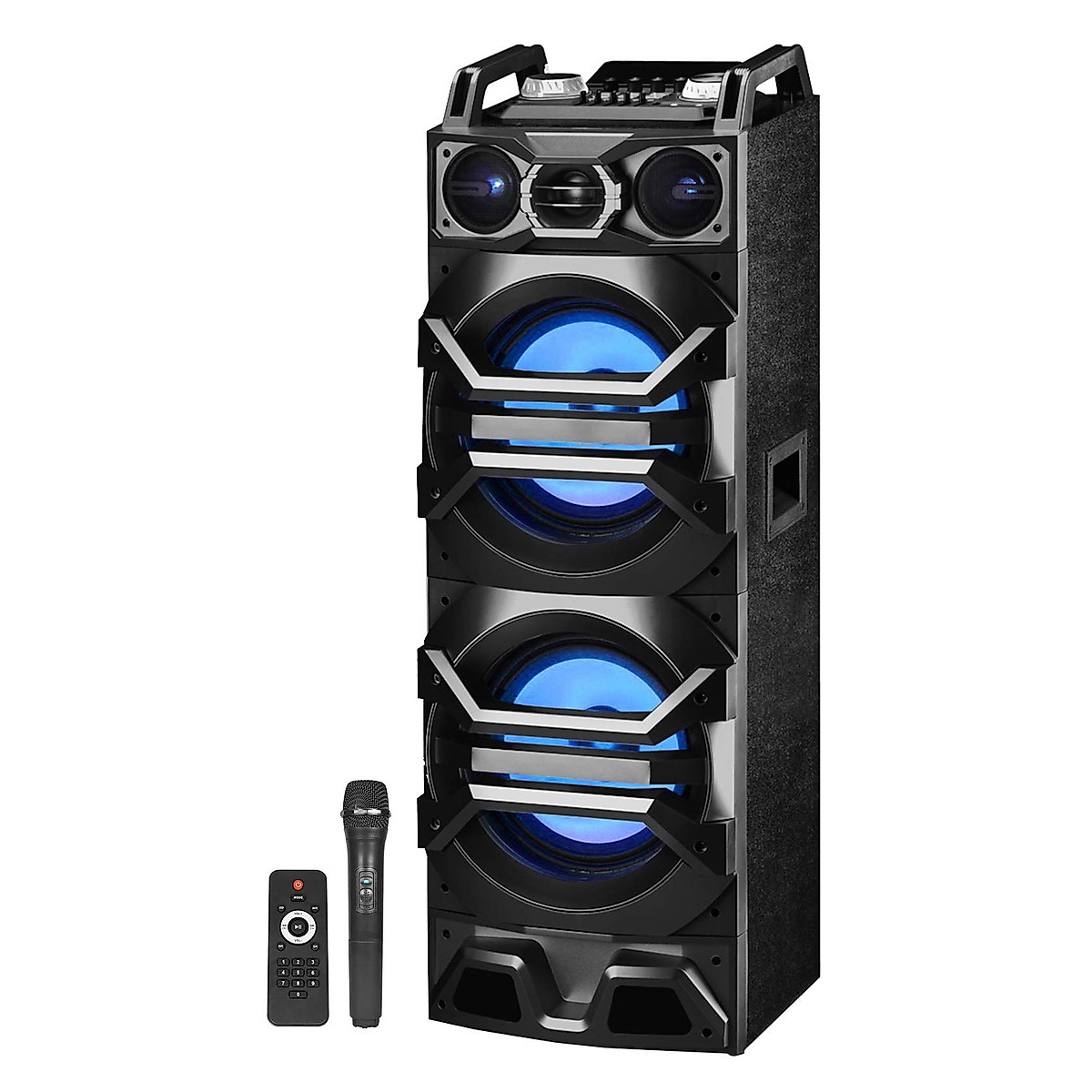 Technical Pro Bluetooth Karaoke Machine System+Wireless Microphone+Tablet Stand