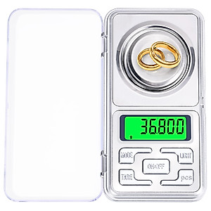 GRAM PRES Digital Milligram Scale 50/0.001 Gram Accuracy,Small Jewellery Coin Powder Pocket Scale Digital Gram and Oz,Digital Gram Scale with Lcd for Medicine, Gold, Gem, Reloading