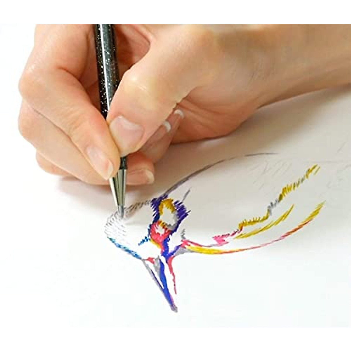 Pentel Hybrid Dual Metallic Liquid Gel Roller Pen YK110/8-M - Pack of 8 Pens in 16 Shimmering Metallic Colours