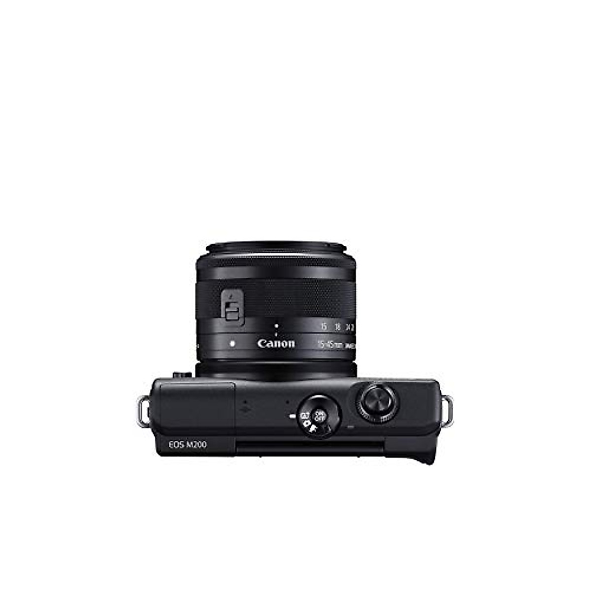 Canon EOS M200 EF-M 15-45mm is STM Kit (Black) (Renewed)