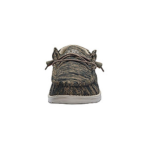 Hey Dude Men's Wally Sox Woodland Camo Size 10 | Men’s Shoes | Men's Lace Up Loafers | Comfortable & Light-Weight