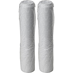 Dixie D9542W Dome Lid for 10/16 Ounce PerfecTouch Cups and 12/20 Ounce Paper Hot Cups, White. 200 Lids (4 x 50 Packs)