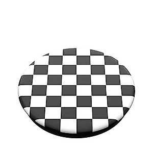PopSockets: Phone Grip with Expanding Kickstand, Pop Socket for Phone - Checker Black