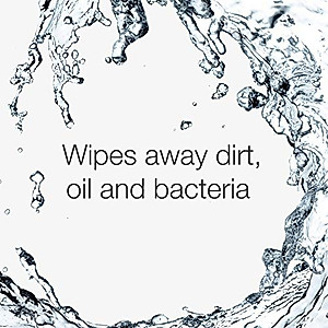 Neutrogena Oil Free Facial Cleansing Makeup Wipes, Disposable Acne Face Towelettes to Remove Dirt, Oil and Makeup for Acne Prone Skin, Pink Grapefruit, 25 Count