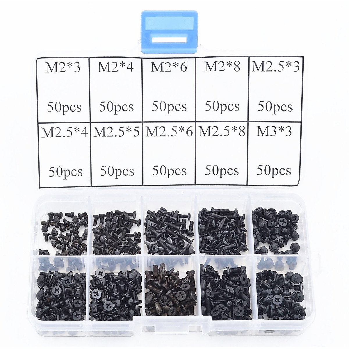 RION TECH 500 pcs Laptop Notebook Computer Screw Kit Set for IBM HP Dell Lenovo Samsung Sony Toshiba Gateway Acer