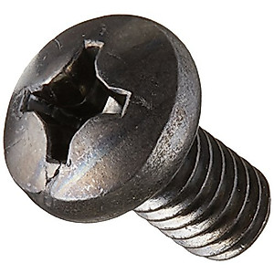 Hard-to-Find Fastener 014973174279 174279 Machine Screw, 1/4-20 x 1/2", Black, 20