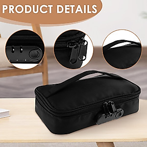 Lockable Toy Storage Bag Portable Locking Toy Storage Bag with Mini Zipper Box Lightweight Locking Toy Organizer Bag