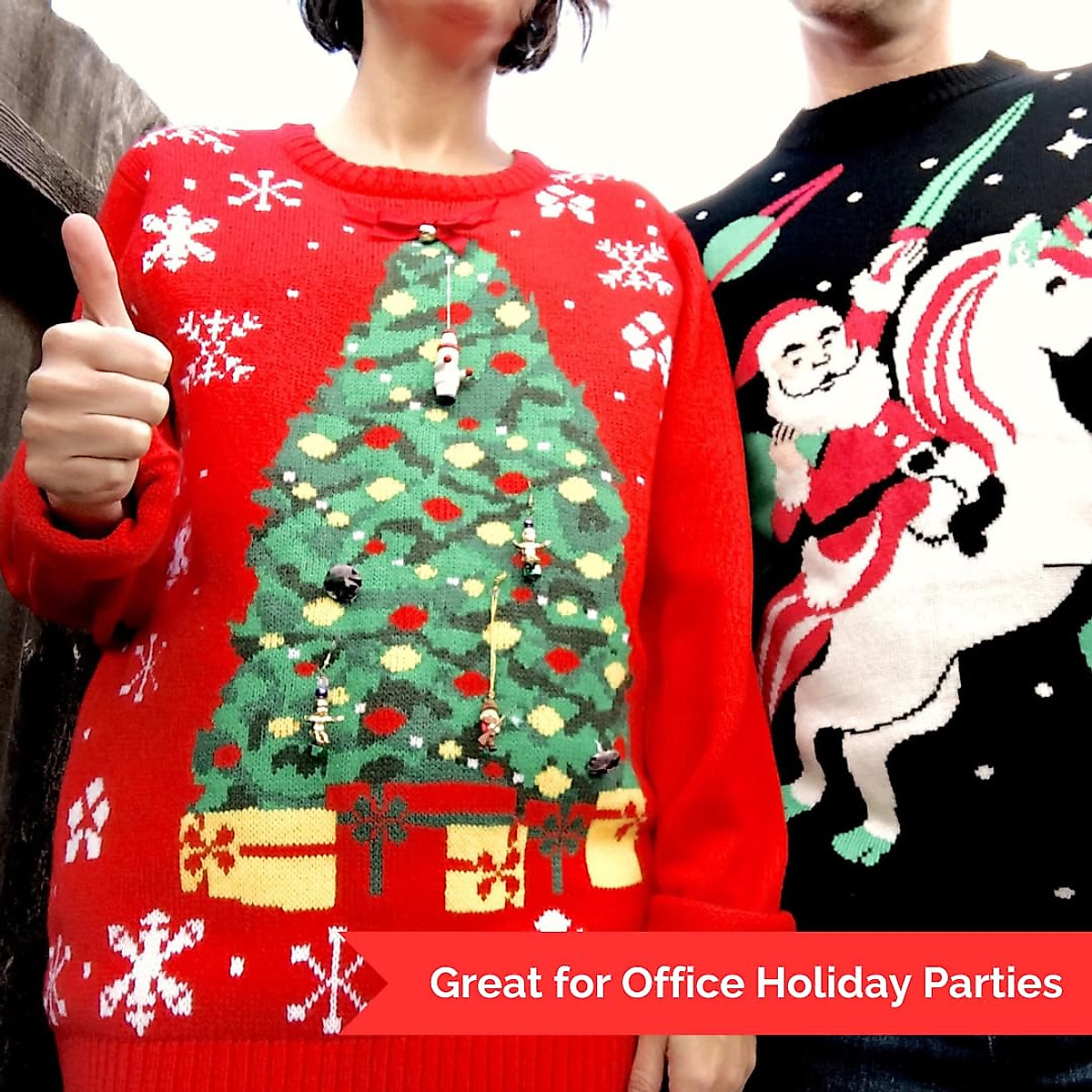 Murder at The Office Ugly Sweater Party | Holiday Murder Mystery Game | Office Party Game | Flexible 4-20+ Players | New Print-Friendly Downloadable Files