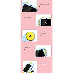 LKYBOA Children's Digital Camera Toy Can Take Pictures and Video Baby Photography HD Children's Day Birthday Gift (Color : A)