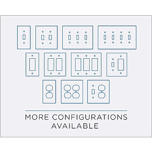 Franklin Brass W35248-PW-C Classic Architecture Double Decorator Wall Plate, Single, White