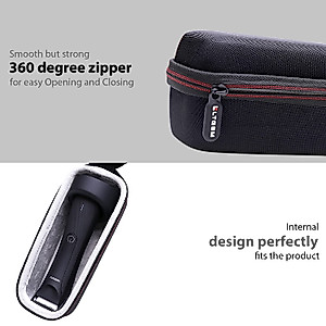 LTGEM Hard Storage Case for MANSCAPED™ Electric Groin Hair Trimmer, The Lawn Mower™ 3.0 4.0 Ultimate Male Hygiene Razor(Case Only)
