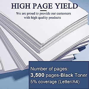 MOLIMER TN760 Toner Compatible TN-760 Toner Cartridge Replacement for Brother TN 760 DCP-L2550DW MFC-L2750DW MFC-L2750DWXL HL-L2350DW HL-L2395DW Printer Toner High Yield (2 Pack, Black)