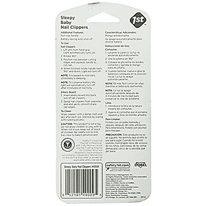 Safety 1st Sleepy Baby Nail Clipper (Colors May Vary) (Pack of 2)