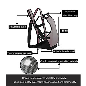 saicheek 3-IN-1 Toddler Travel Suitcase Seat with Safety Anti-Slip Rope,Ride on Suitcase for Kids,Kids Carrier on your Back or In The Arms,Suitable for All Kinds of Suitcases