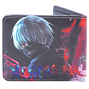 Amatensu Anime Characters Juzo Suzuya wallet Touka Kirishima wallet Ken Kaneki wallet H