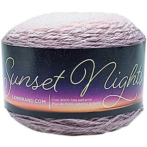 Lion Brand Yarn (1 Skein) Sunset Nights Yarn, Atacama Desert, 819 Foot (Pack of 1)