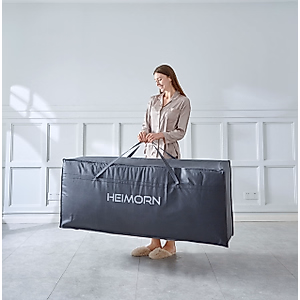 Heimorn Japanese Floor Futon Mattress - Thicken Sleeping Foldable & Portable Roll up Camping Mattress, Blue Full